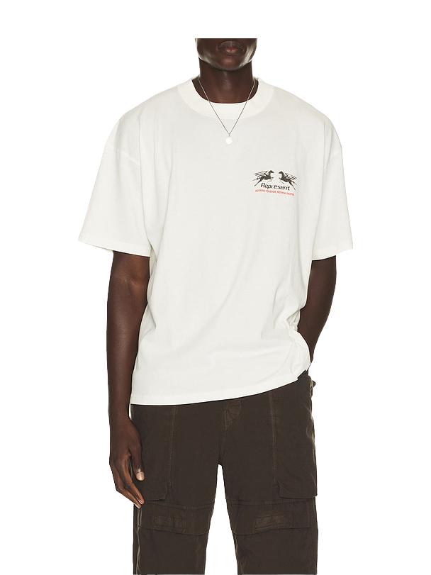 REPRESENT represent 24 hour service tee in white.
